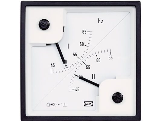 2FQ96-x, Double pointer frequency meter