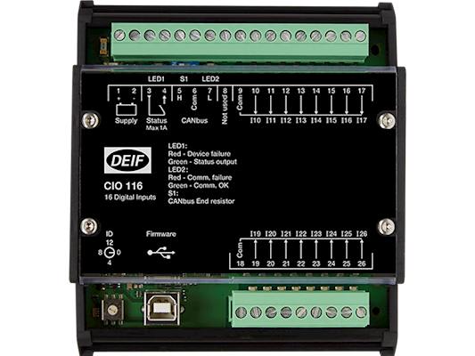 CIO 116, CAN bus IO module - 16 digital inputs